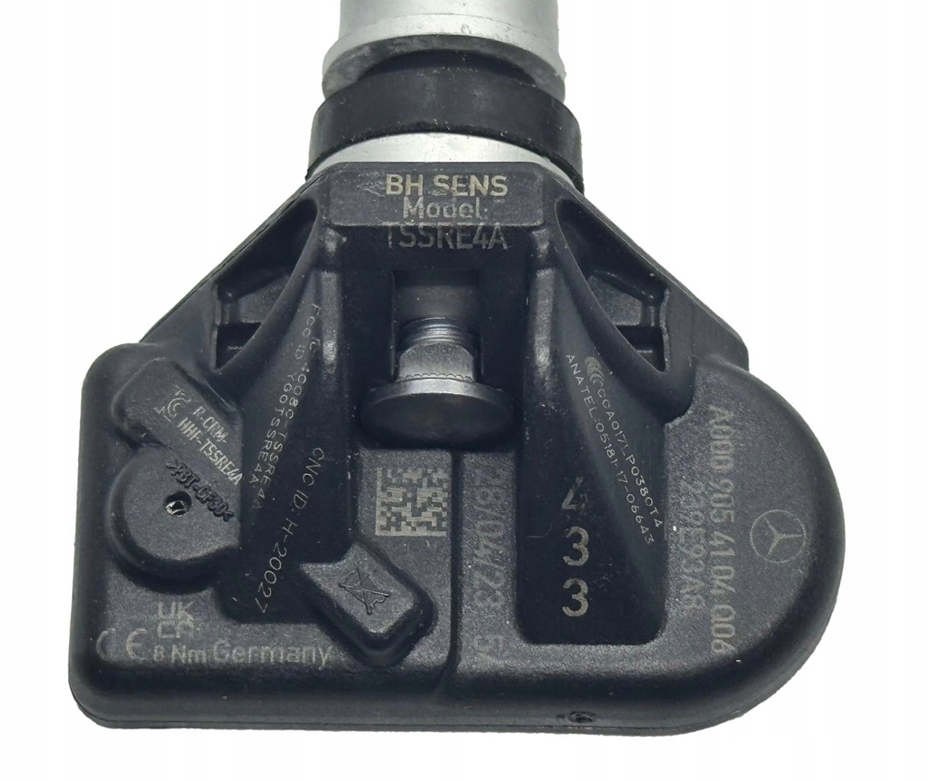 4x NOWY Czujnik DO W TPMS OPON KÓŁ BMW MERCEDES A0009054104 A0009057205 ...