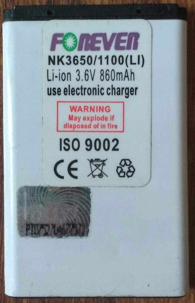 BATERIA NOKIA BL-5C 3650 2700 6230 3110 5130 C2-01 - 13234500376 - oficjalne archiwum Allegro