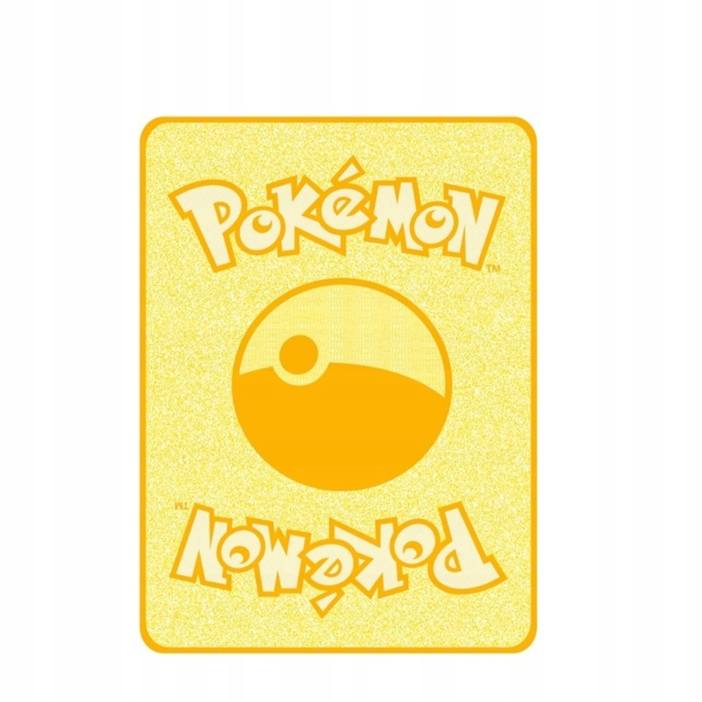 ZŁOTA KARTA POKEMON Charizard Pikachu METALOWA - 13430325558 - oficjalne archiwum Allegro