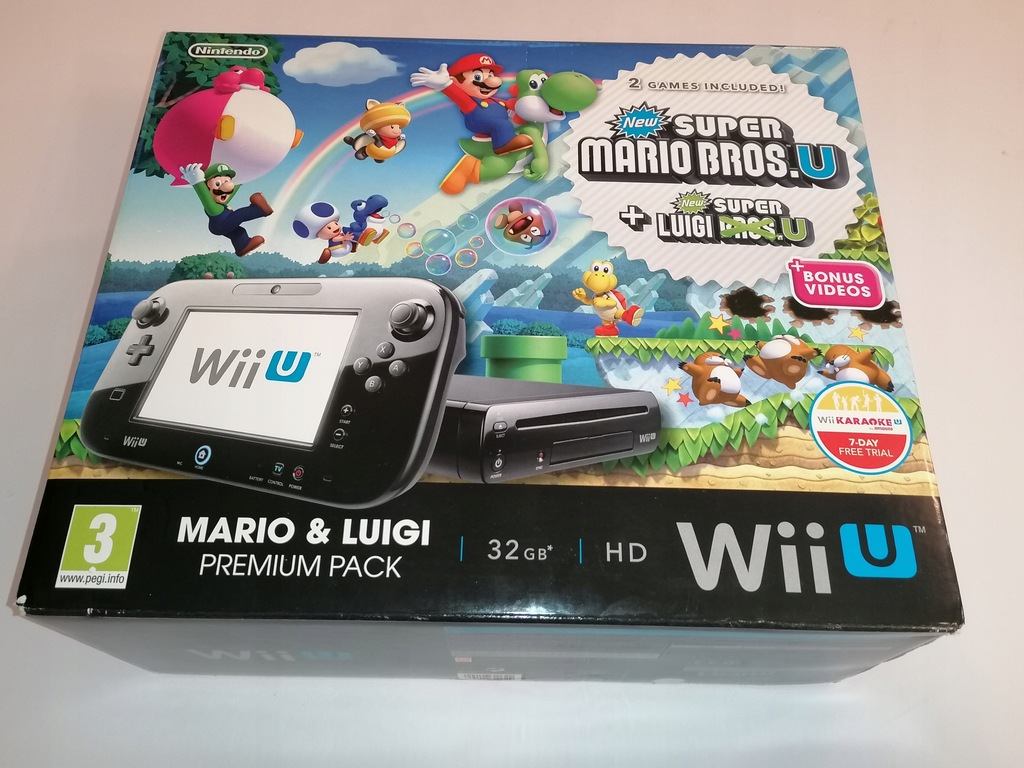 KONSOLA NINTENDO Wii U BOX - 13391401127 - oficjalne archiwum Allegro