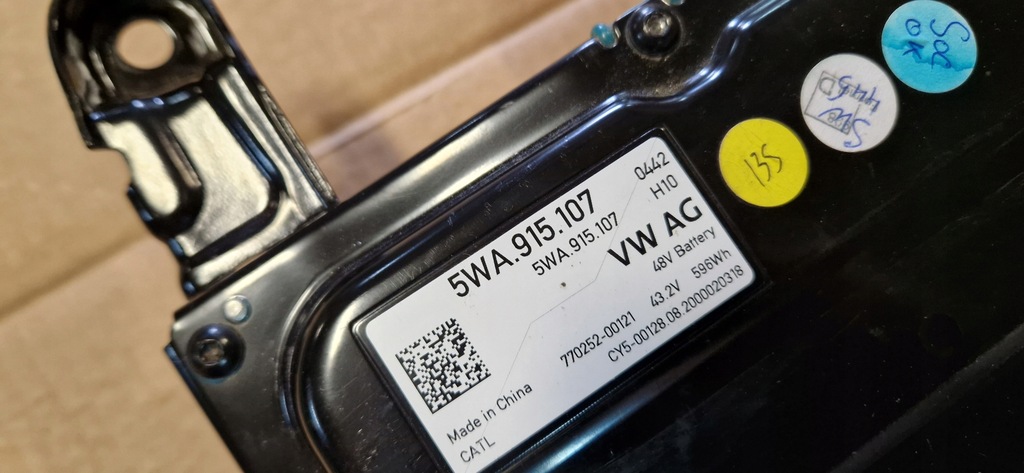 AKUMULATOR BATERIA VW AUDI SKODA 5WA915107 IDEAŁ - 12433805076 ...