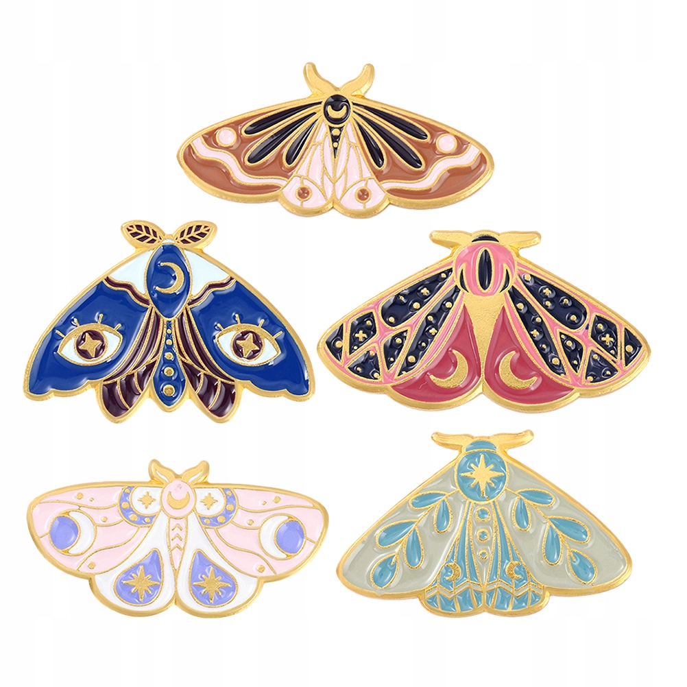 Insect Brooch Scarf Pin Moth Badge Clothing Decor - 14887008323 ...