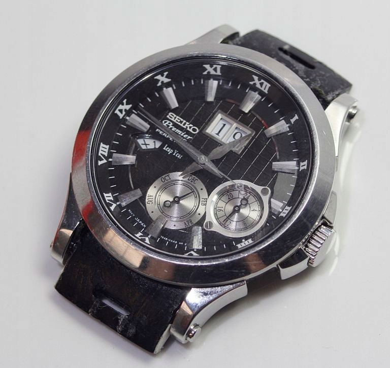 ZEGAREK SEIKO PREMIER KINETIC PERPETUAL 7D48-0AA0 - 8876737481 - oficjalne archiwum Allegro
