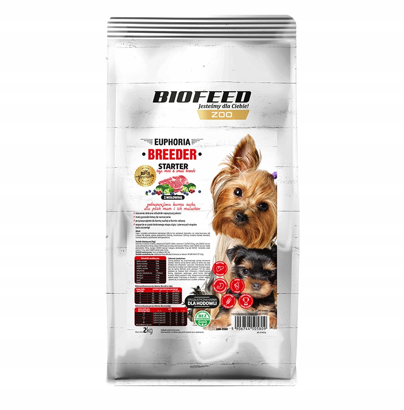 KARMA DLA PSA BIOFEED STARTER BEEF 2KG WOŁOWINA - 11598290737 ...