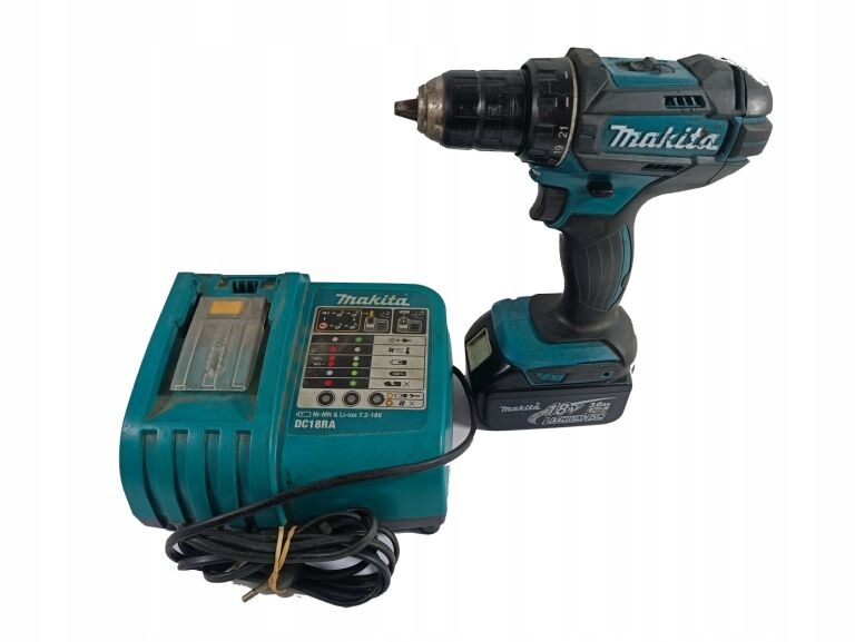 MAKITA DDF 482 BATERIA + ŁADOWARKA - 12000023319 - oficjalne archiwum Allegro