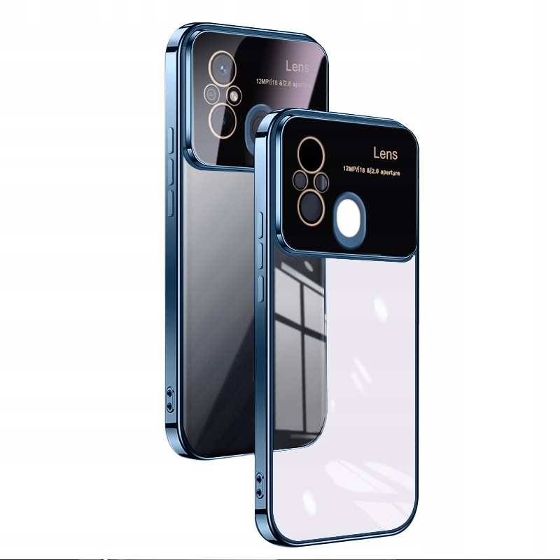 For Xiaomi Redmi 12C Lens Protection 6D Electroplated Frame Clear Soft ...