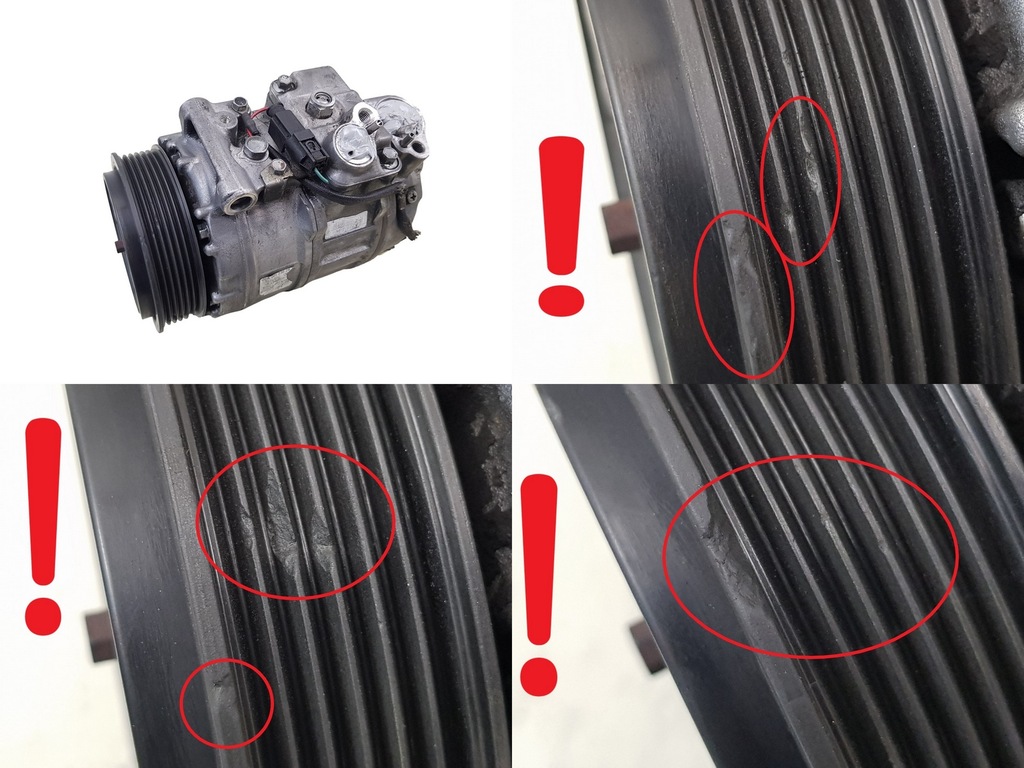 Kompresor AC A0012302811 7SEU17C Denso Mercedes - 13796421188 ...