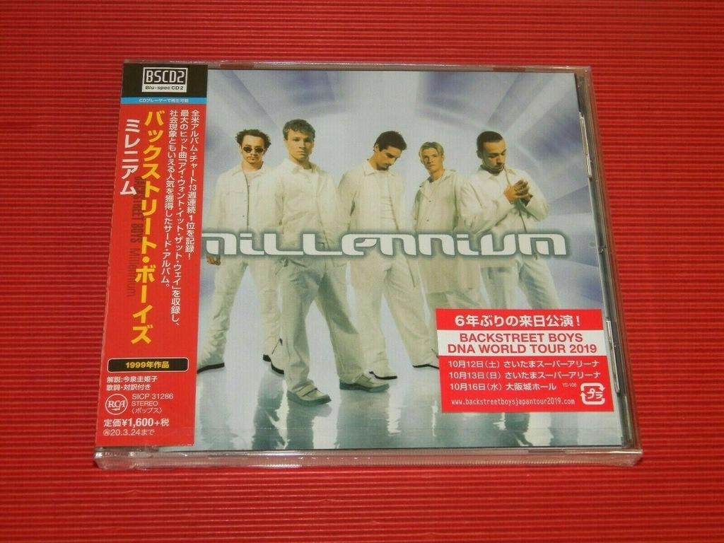 Backstreet Boys millennium `99 BSCD2 JAPAN bonusy! - 11621456392 ...