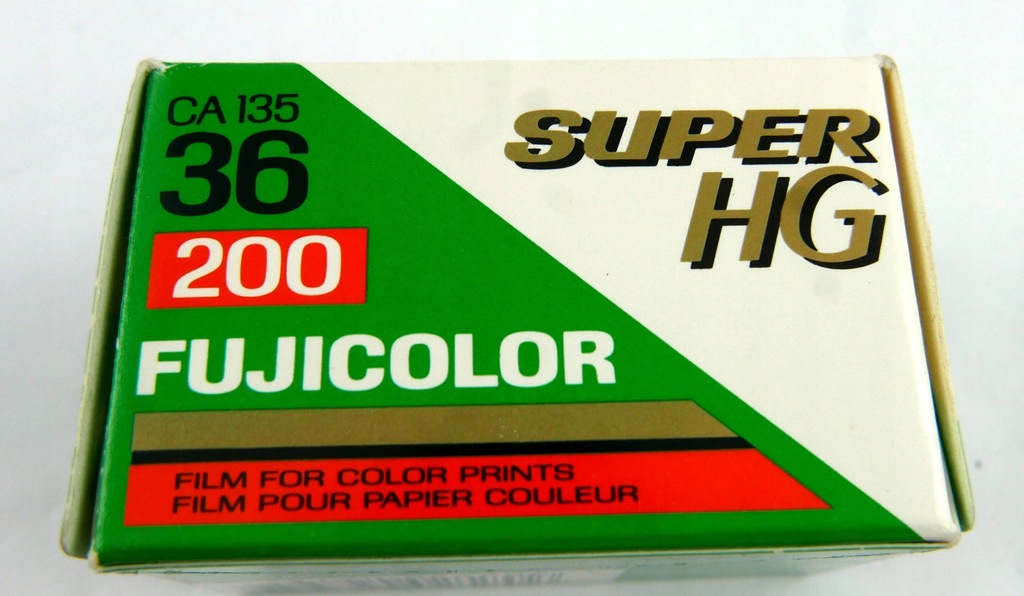Film Klisza Fujicolor Super HG 200 36 rzadkość - 12747527626 - oficjalne archiwum Allegro