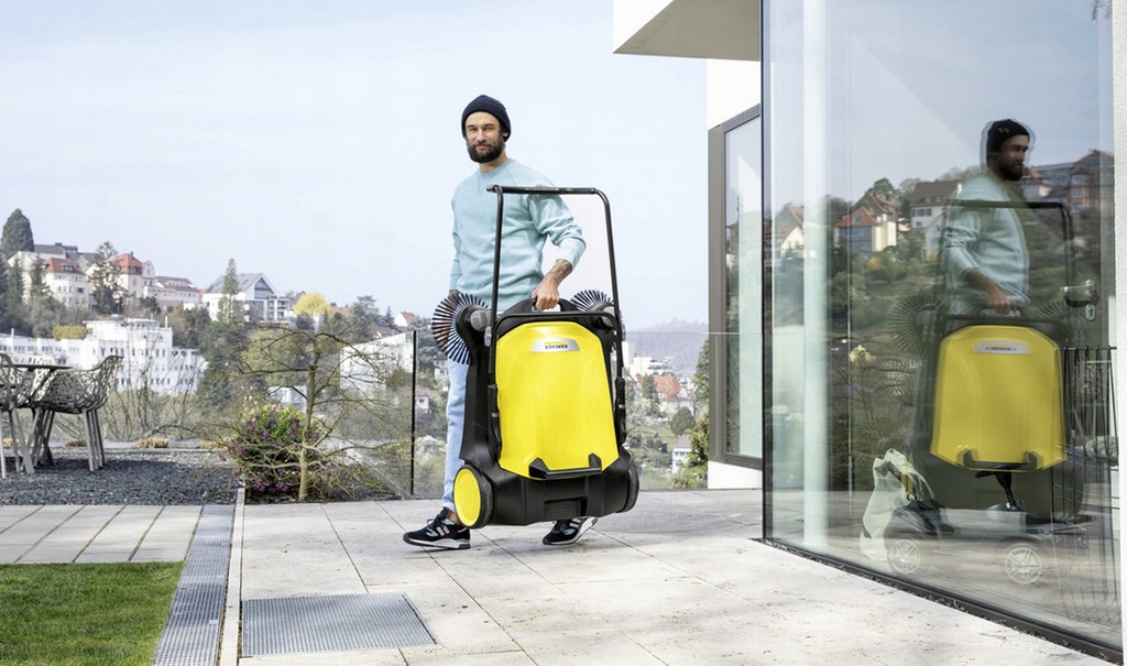 KARCHER S6 TWIN ZAMIATARKA RĘCZNA DO LIŚCI KOSTKI - 11832454761 - oficjalne archiwum Allegro