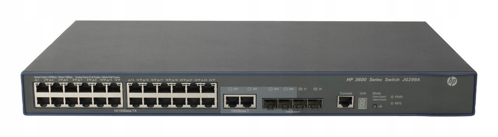 SWITCH HP PROCURVE A3600-24 V2 JG299A eti - 11552234407 - oficjalne ...