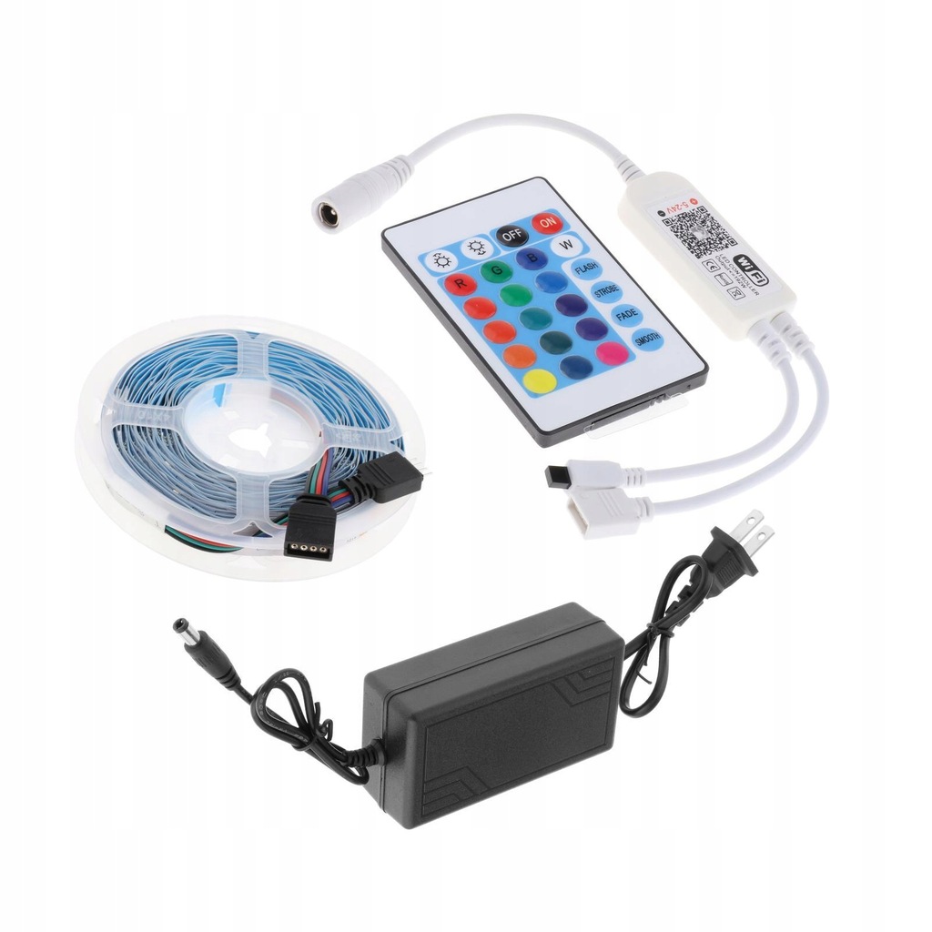 Outdoor LED Light Strip Remote IR WIFI 24 Key 5M - 13482704267 ...