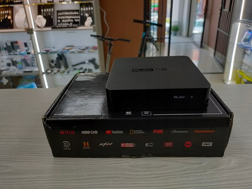 DEKODER PLAY NOW TV BOX 4K HDR - 12277417541 - oficjalne archiwum Allegro