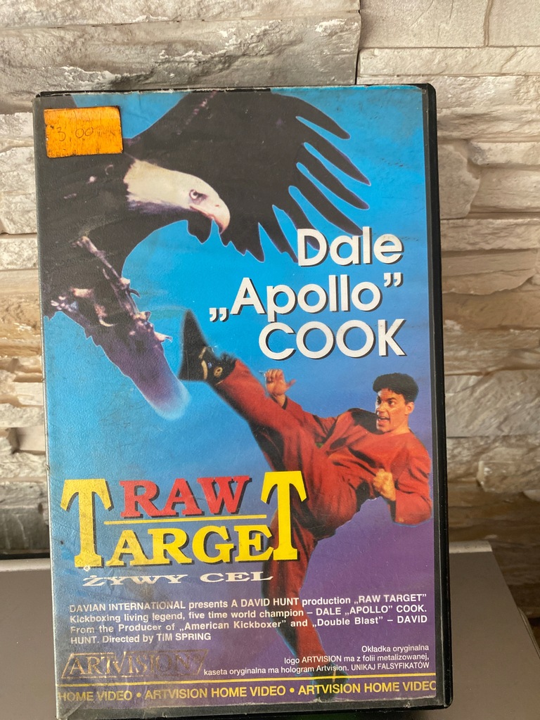 Żywy Cel VHS Dale Apollo Cook - 12344291956 - oficjalne archiwum Allegro