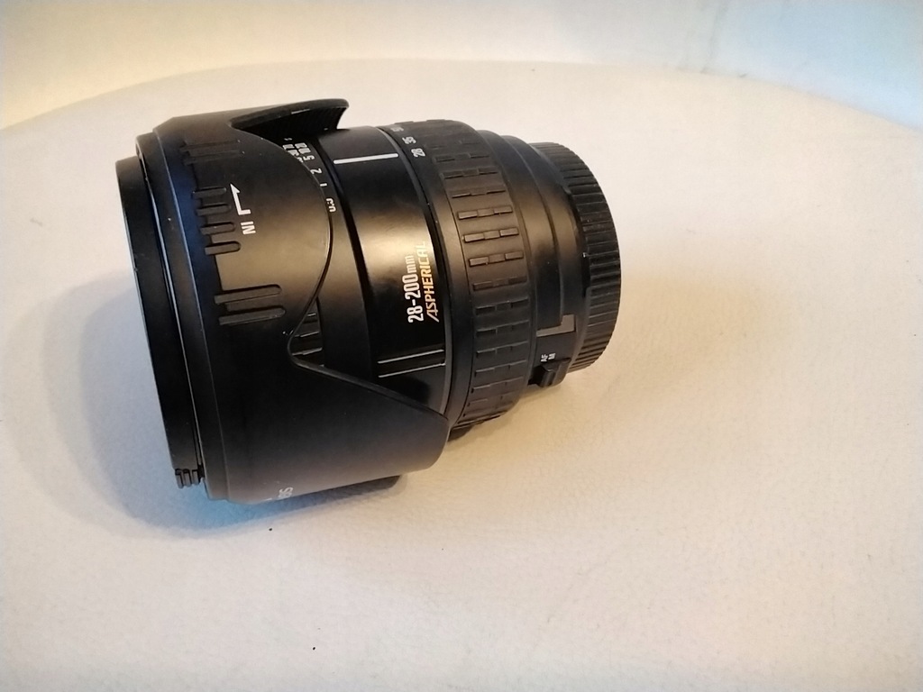 LENS DL HYPERZOOM SIGMA ASPHERICAL 28-200 mm/3,5-5,6 do mocowania EF. - 17441816752 - oficjalne ...