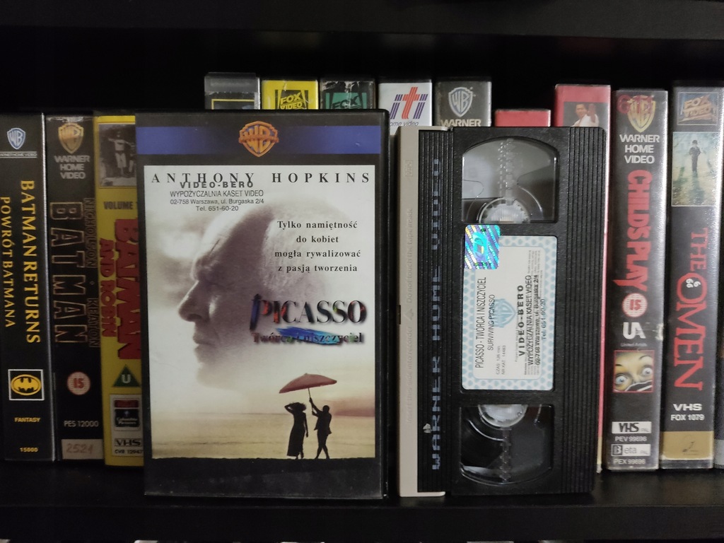PICASSO # ANTHONY HOPKINS # kaseta VHS - 13891944726 - oficjalne ...