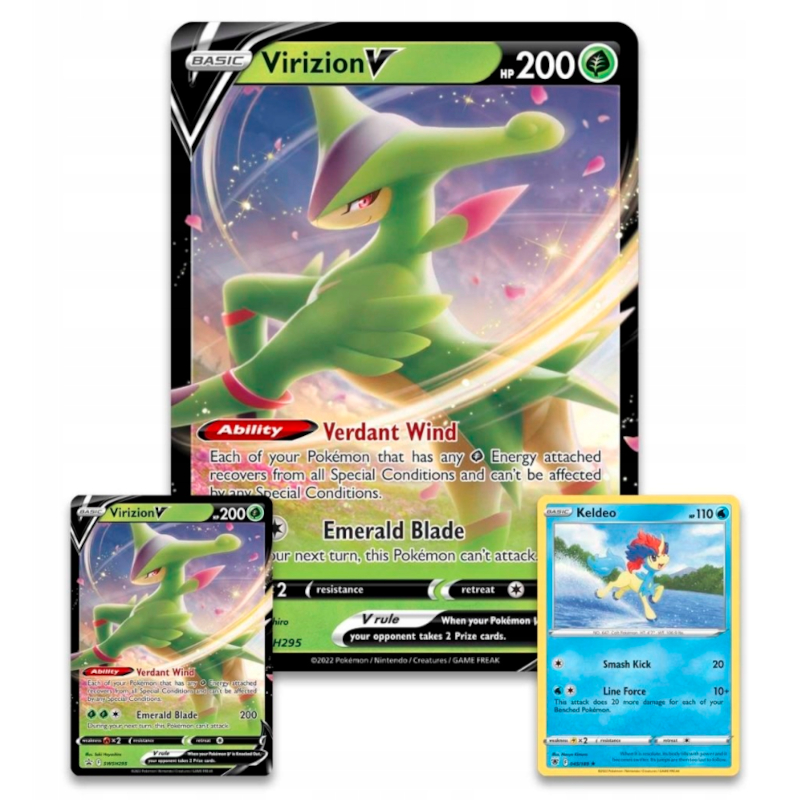 Купить КАРТОЧКИ-БУСТЕРЫ POKEMON TCG VIRIZION V: отзывы, фото и ...