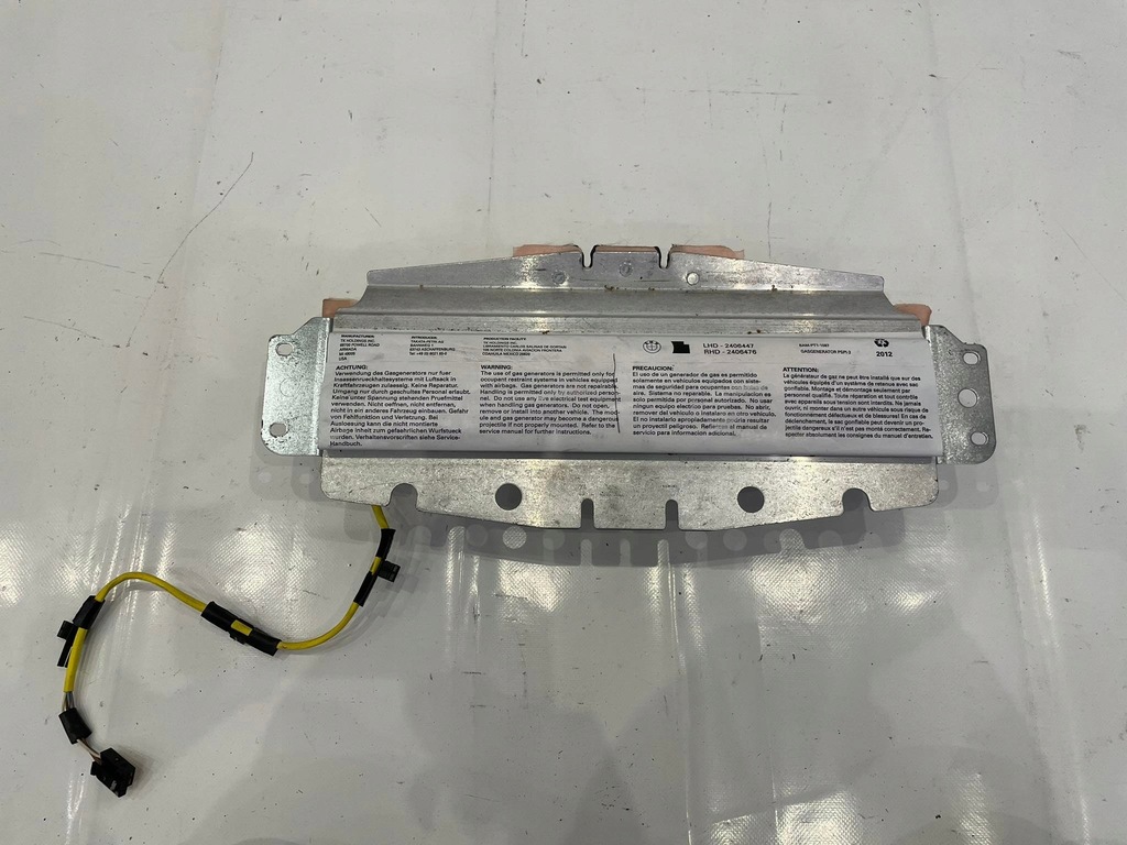 BMW X5 X6 E70 E71 AIRBAG PASAZERA 2406447 ORYGINAL - 12246321944 ...