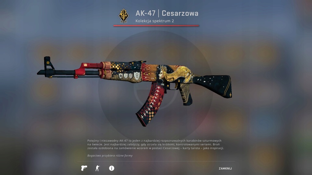 Ak 47 Cesarzowa FACTORY NEW ! - 7840126581 - oficjalne archiwum Allegro
