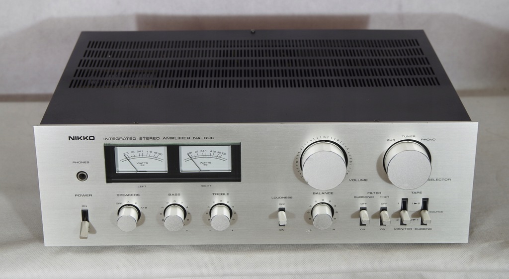 NIKKO NA-690, wzmacniacz stereo, VINTAGE, wychyły - 12647490758 ...