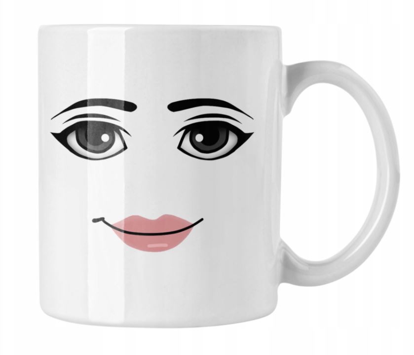 KUBEK Kubek Women Face Roblox TWARZ HUMOR Prezent - 13308121742 ...