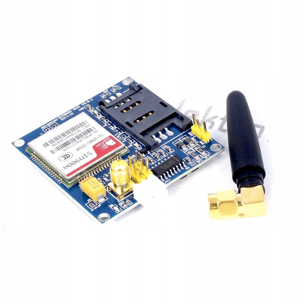 Moduł GSM GPRS SIM900A mini V3.8.2 z anteną - 7866634494 - oficjalne ...
