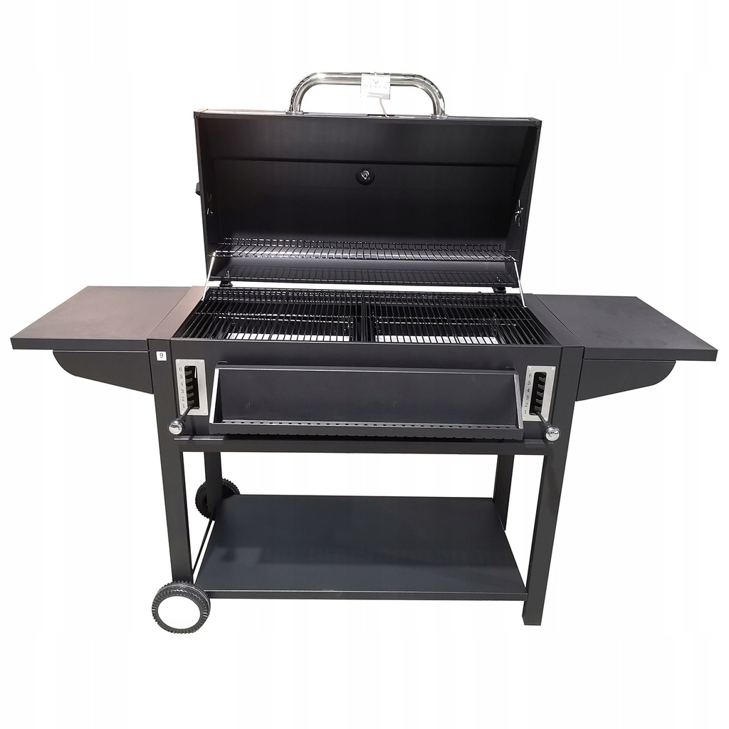 DUŻY GRILL OGRODOWY GRIL WĘGLOWY POKRYWA POPIELNIK - 13684997331 ...