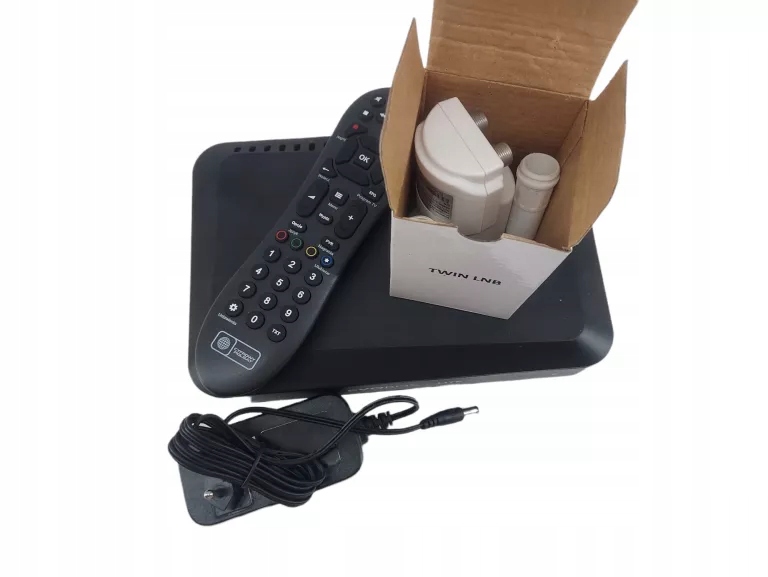 DEKODER EVOBOX LITE Z PILOTEM I TWIN LNB - 12495642925 - oficjalne archiwum Allegro