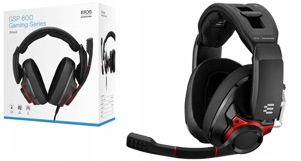 Słuchawki Gamingowe EPOS Sennheiser GSP 600 PC PS5 - 11434146175 ...