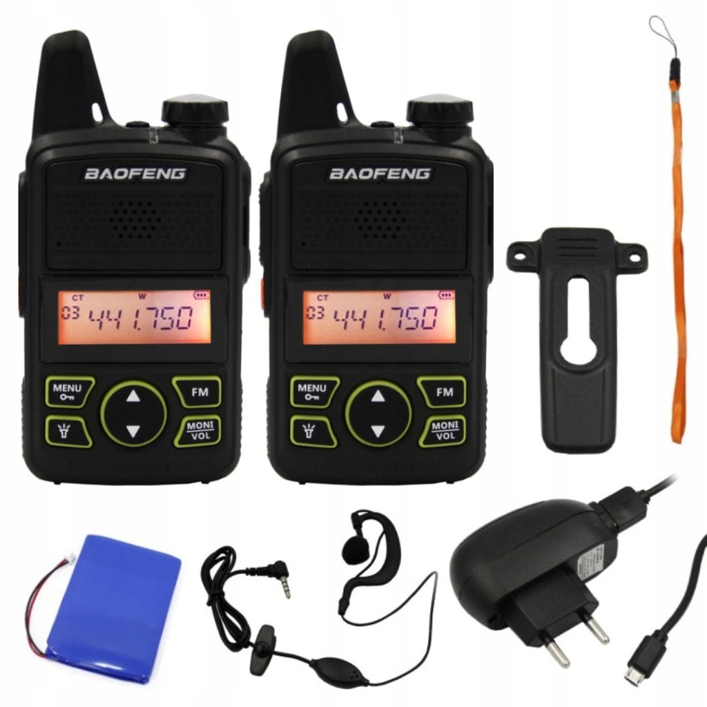 RADIOTELEFON BAOFENG BF-T1 MINI WALKIE TALKIE - 12809843760 - oficjalne ...