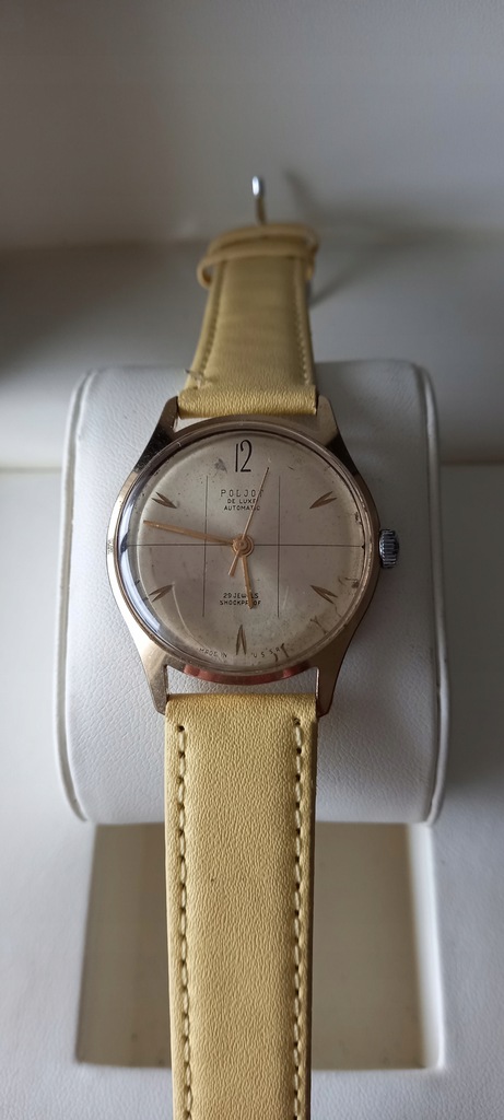 POLJOT DE LUXE AUTOMATIC Pozłacany GOLD 29J - 12589321314 - oficjalne archiwum Allegro