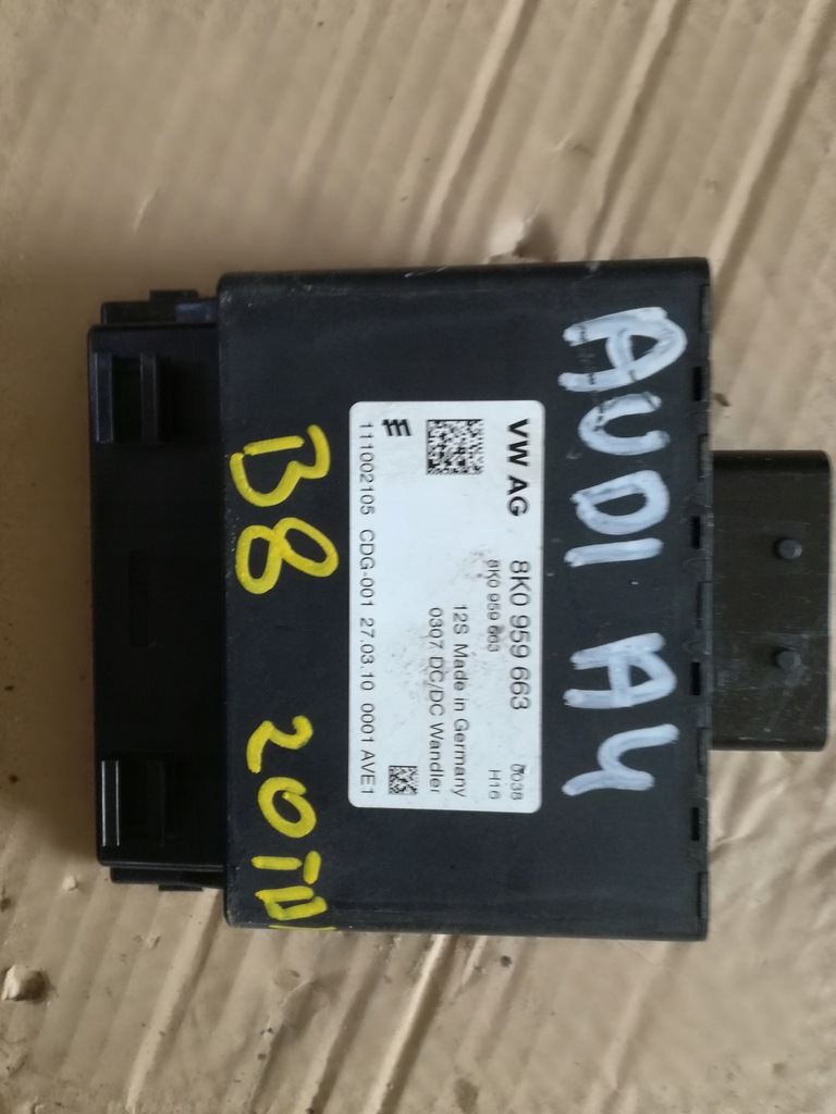 AUDI A4 B8 A5 MODUŁ STEROWNIK NAPIĘCIA 8K0959663 - 11913431439 - oficjalne archiwum Allegro