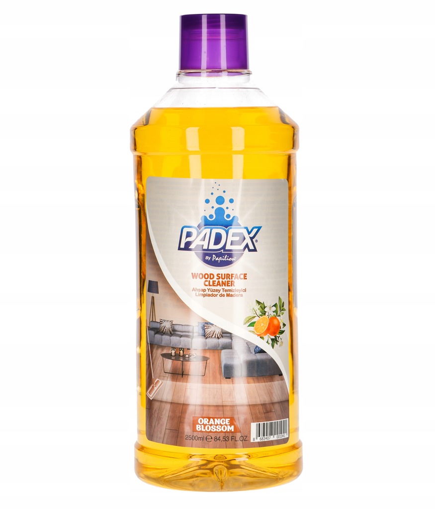 PADEX PŁYN DO PODŁÓG DREWNIANYCH ORANGE 2500 ml - 14101532410 ...