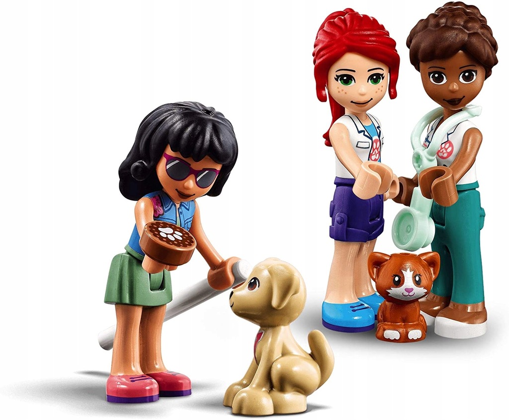 LEGO FRIENDS 41446 WETERYNARZ LECZNICA KONIE KOŃ - 12121843856 ...