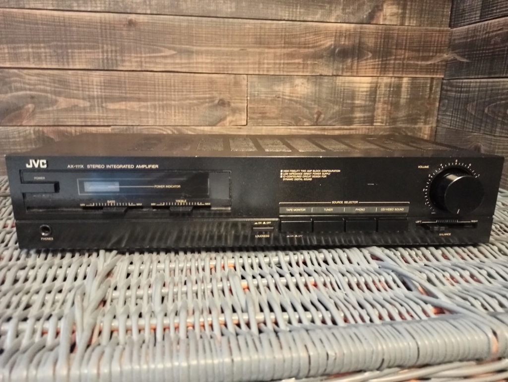 542. WZMACNIACZ JVC AX-111X - 13634730499 - oficjalne archiwum Allegro