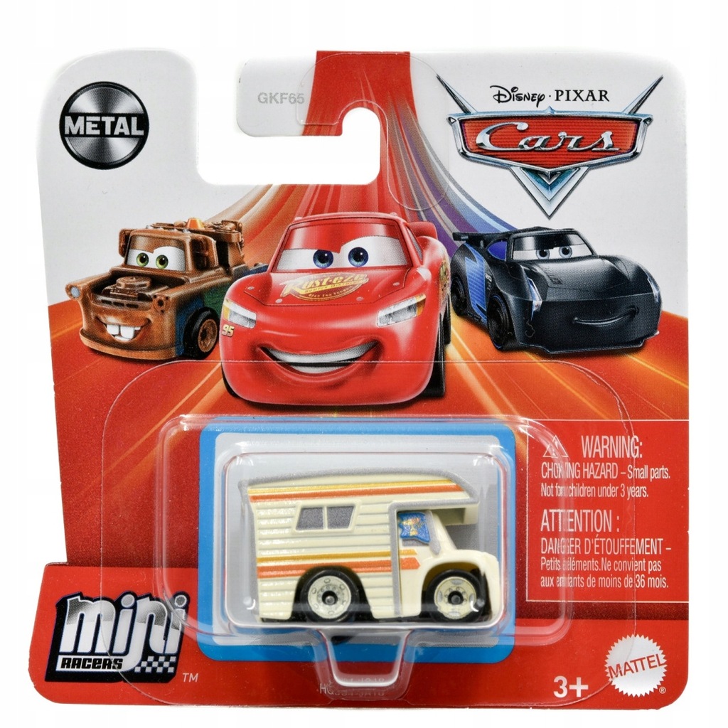 CARS MINI AUTA LARRY CAMPER MATTEL DISNEY PIXAR - 12625014069 ...