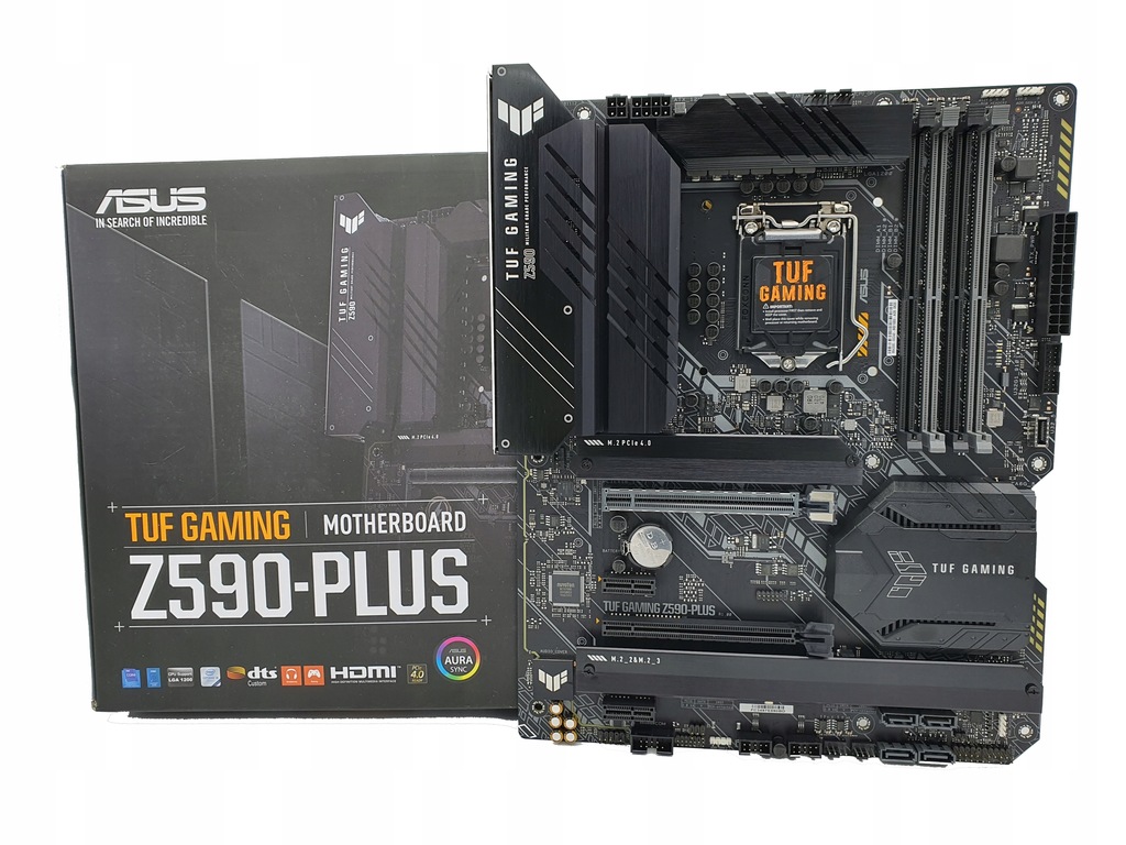 ASUS TUF Z590-PLUS GAMING BOX Z590 LGA 1200 PŁYTA GŁÓWNA GW ...