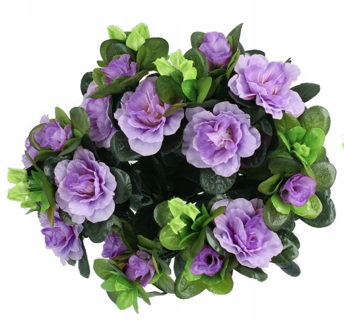 Azalia w bukiecie fioletowa sztuczna do wazonu - 13487984879 ...