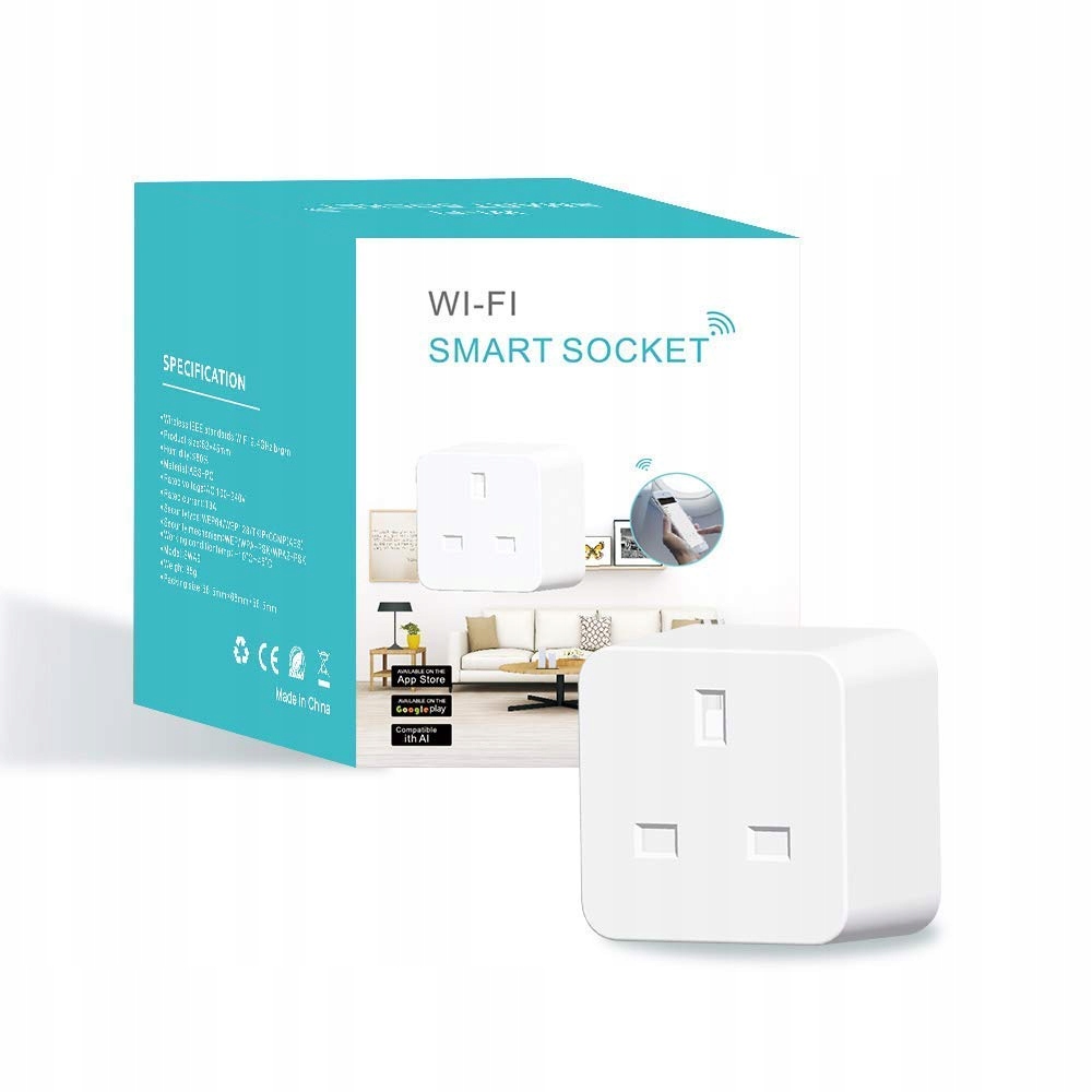 INTELIGENTNA WTYCZKA SMART WIFI STEROWANIE ENG - 13330995683 ...