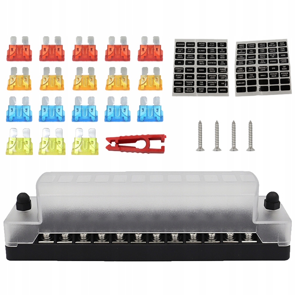 Waterproof Fuse Block Car Fuse 6 Way Fuse Box - 14913859234 - oficjalne ...