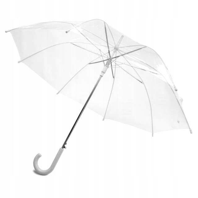 Parasol TRANSPARENTNY foliowy przezroczysty ŚLUB - 8882389715 ...
