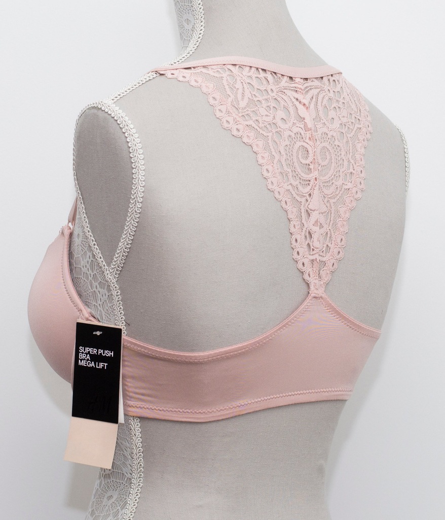 BIUSTONOSZ H&M SUPER PUSH-UP NOWY SEXY 80C - 7194169574 - oficjalne archiwum Allegro