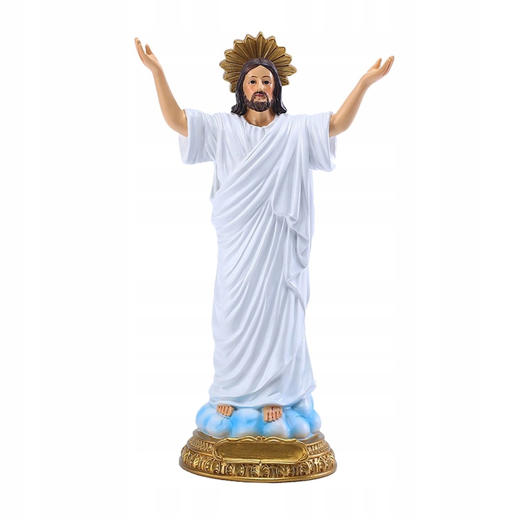 Handmade Resin Jesus Statue Sacred Heart Figure Religious Catholic Gift ...