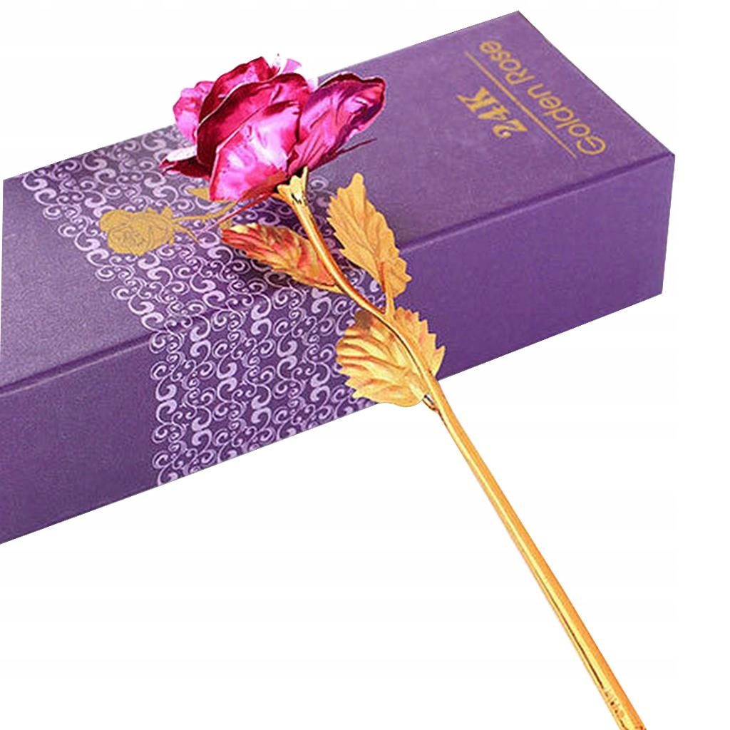 24k Gold Rose for Anniversary Unique Gifts, Eternal Long Stem Gold Rose ...