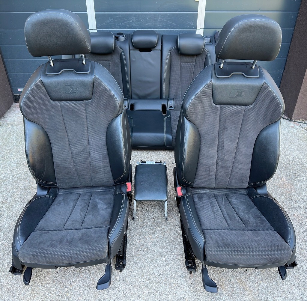 Audi A4 B9 S Line Sedan Fotele Komplet Foteli 14284216038 Oficjalne