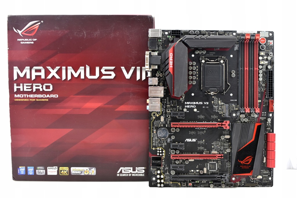 ASUS MAXIMUS VII HERO ROG Z97 BOX GW 6m-cy SKLEP - 10097901652 ...