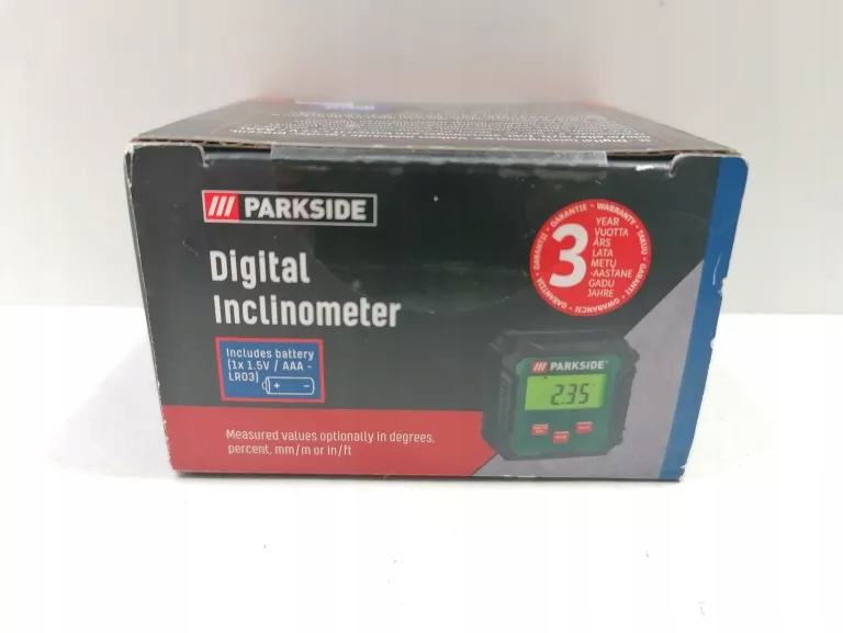 PARKSIDE DIGITALL INCLINOMETER - 12197438767 - oficjalne archiwum Allegro