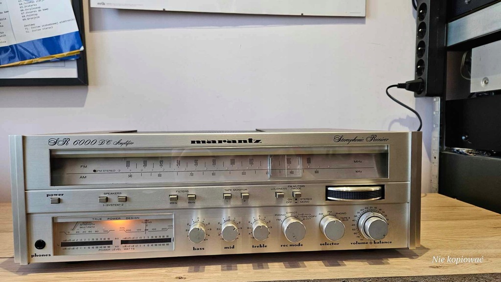 Piękny Amplituner marantz SR 6000 DC vintage - 15246722845 - oficjalne archiwum Allegro