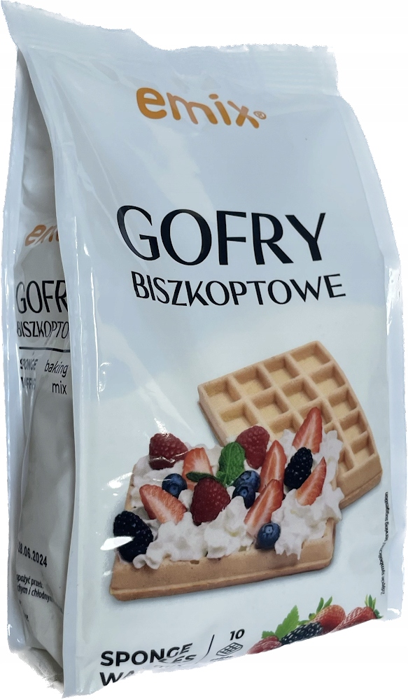 Emix Gofry Biszkoptowe Worek 340g - 14271018432 - oficjalne archiwum ...