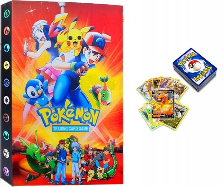 POKEMON ALBUM KLASER NA KARTY 432 KART 3D - 12684539743 - oficjalne ...